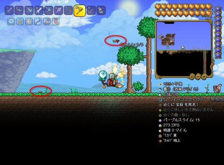 唯一無二の能力を持っているカメムシを捕まえる！：テラリア日記 - ゲームログブック